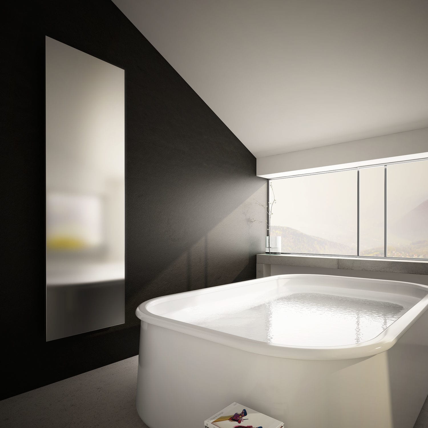 Hot water radiator - THE WALL - AD HOC - electric / 751 w...1000 w ...