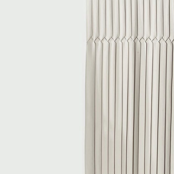 Plain curtain - ORIGAMI : POULETTE - AMI A. LENGLART - pleated