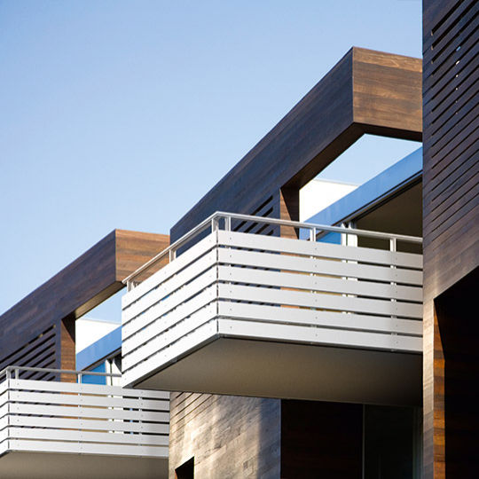 Balcony with bars - ROMA 145/205 - WERZALIT - aluminum
