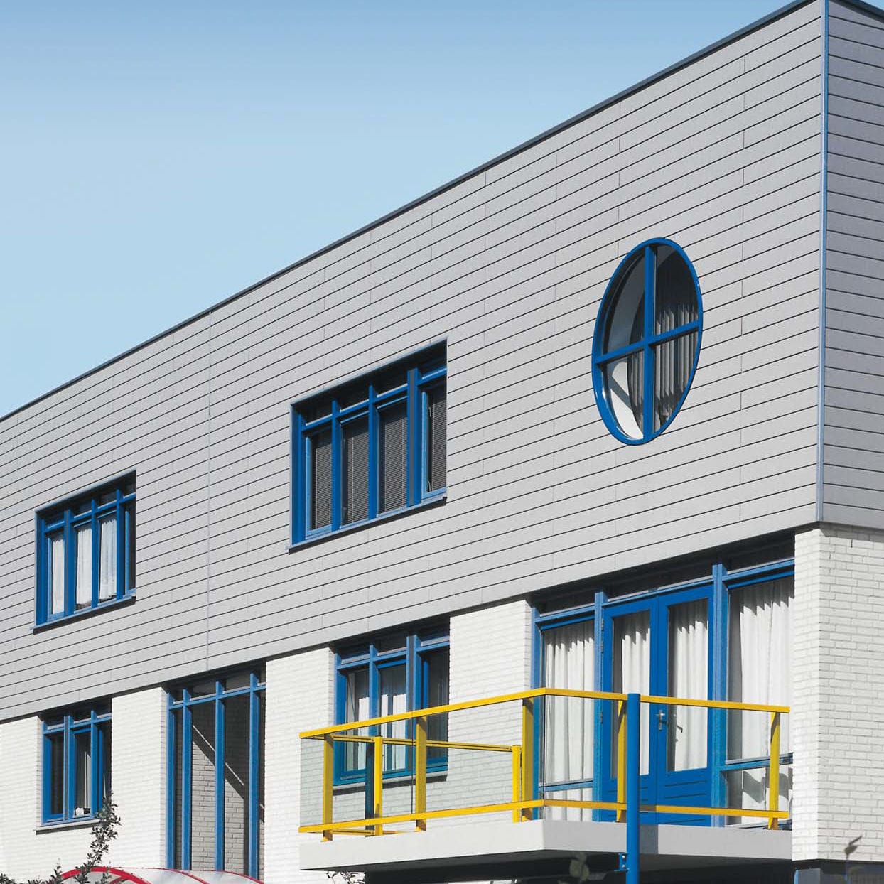 Strip cladding - HERITAGE - WERZALIT - composite / sustainable / textured