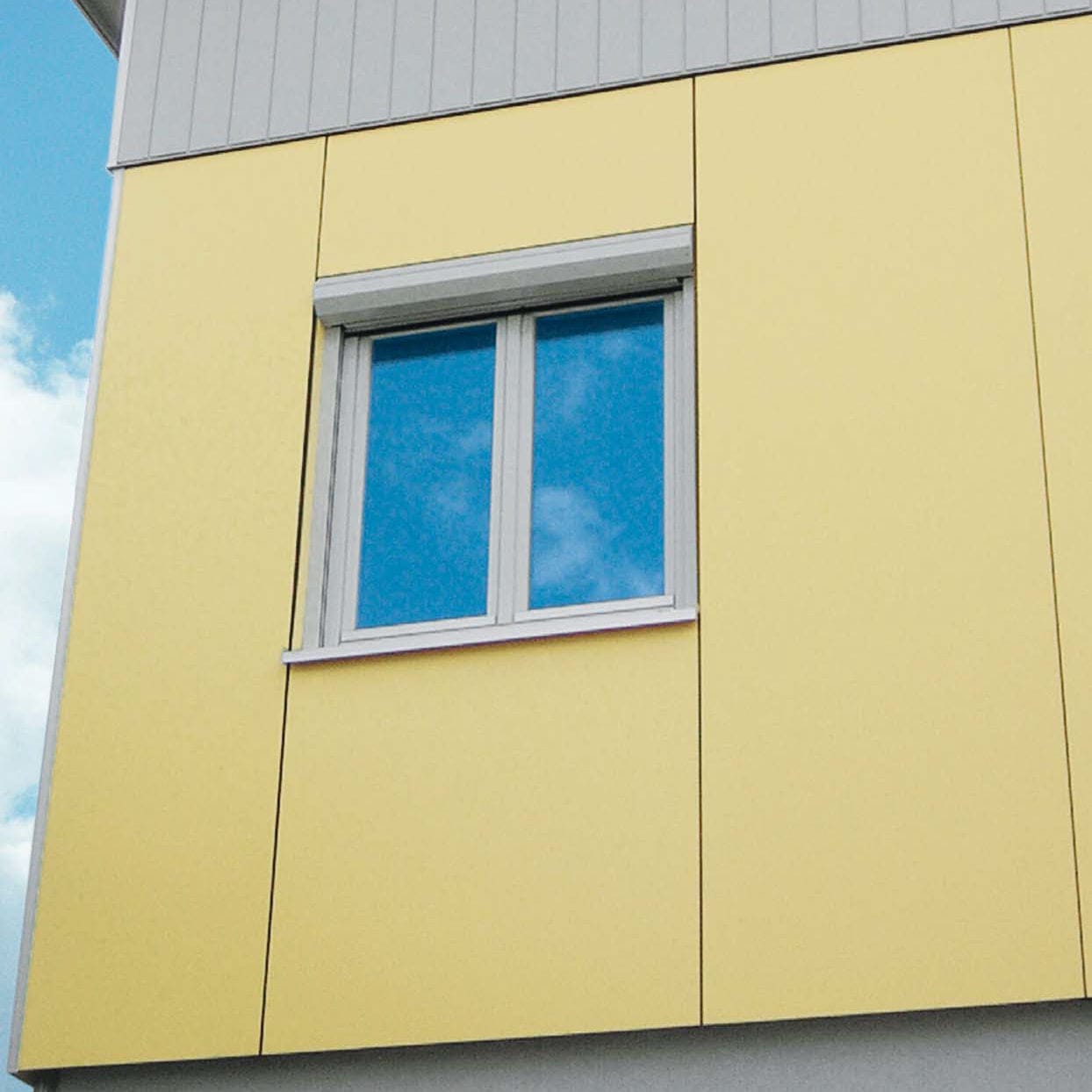 Panel cladding - SQUARE - WERZALIT - composite / matte / self-supporting
