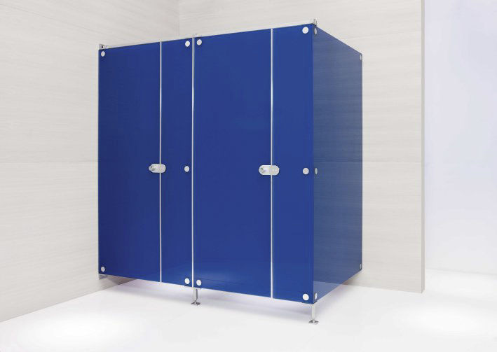 Removable partition - TWS 100 - SPRINZ - fixed / glass / commercial