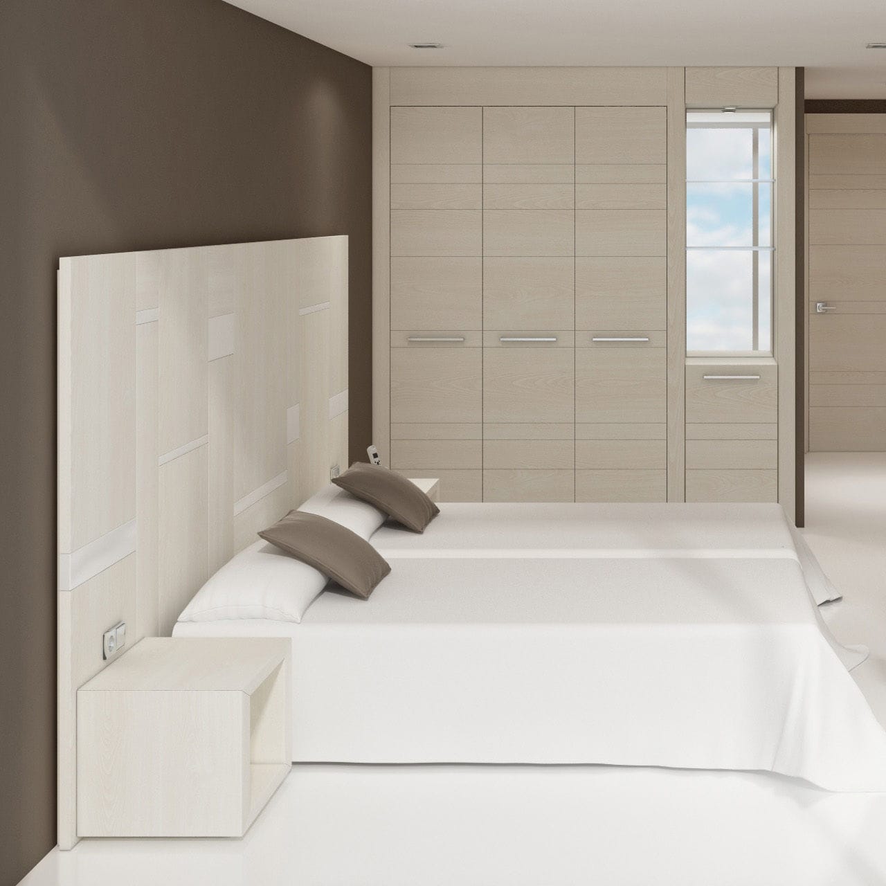 Contemporary hotel room furniture set - CH13 - CARRE furniture