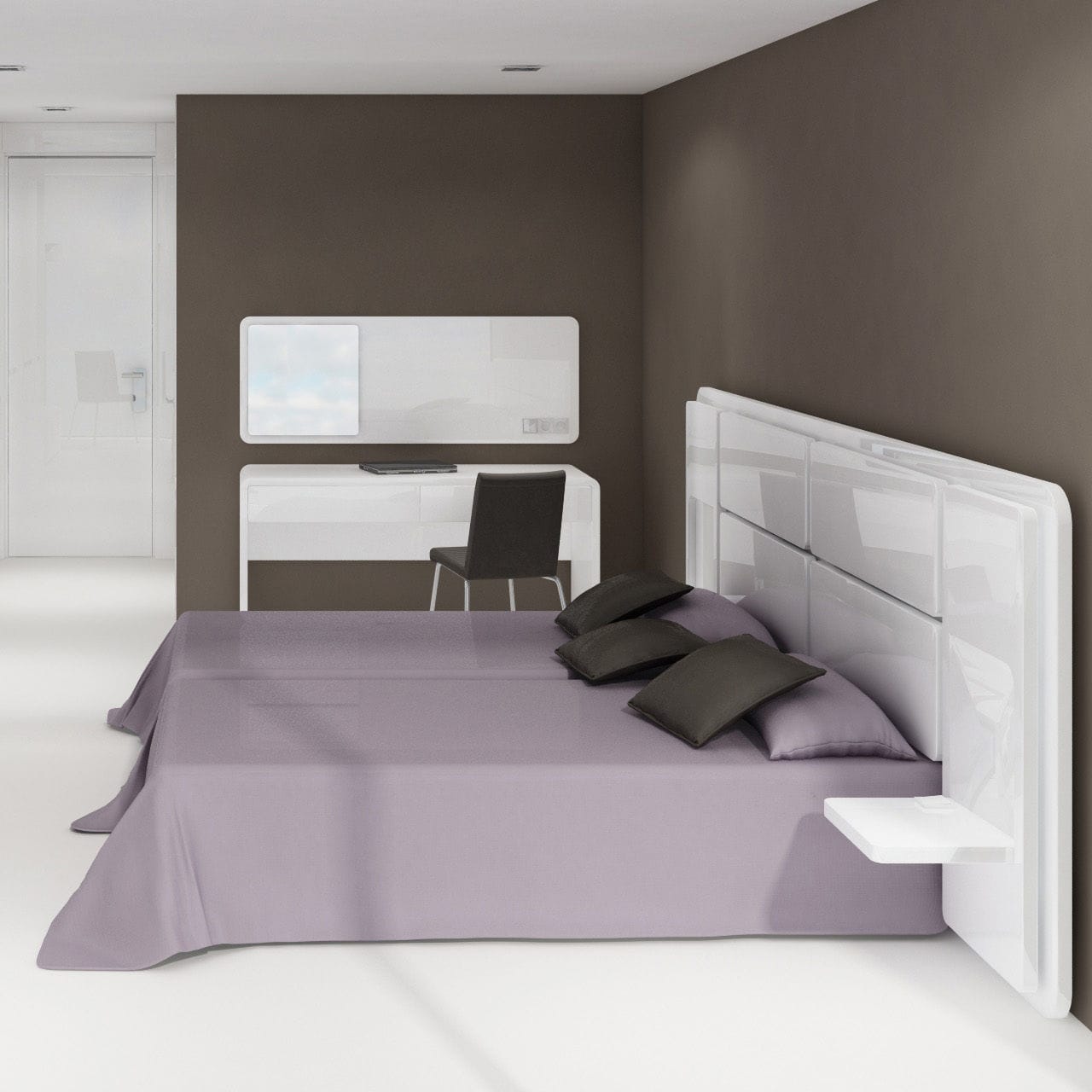 Contemporary hotel room furniture set - CH14 - CARRE furniture