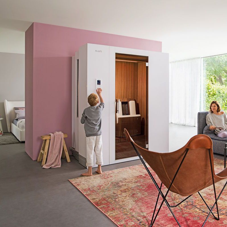 Infrared sauna - S1 - KLAFS - home / wooden / indoor