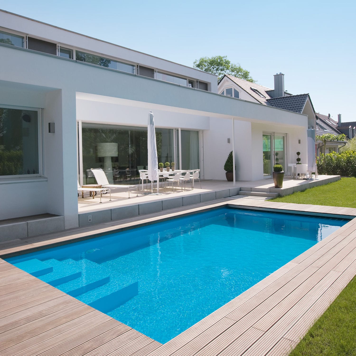 One-piece swimming pool - IMPRESIONEN - KLAFS - indoor / outdoor / indoor