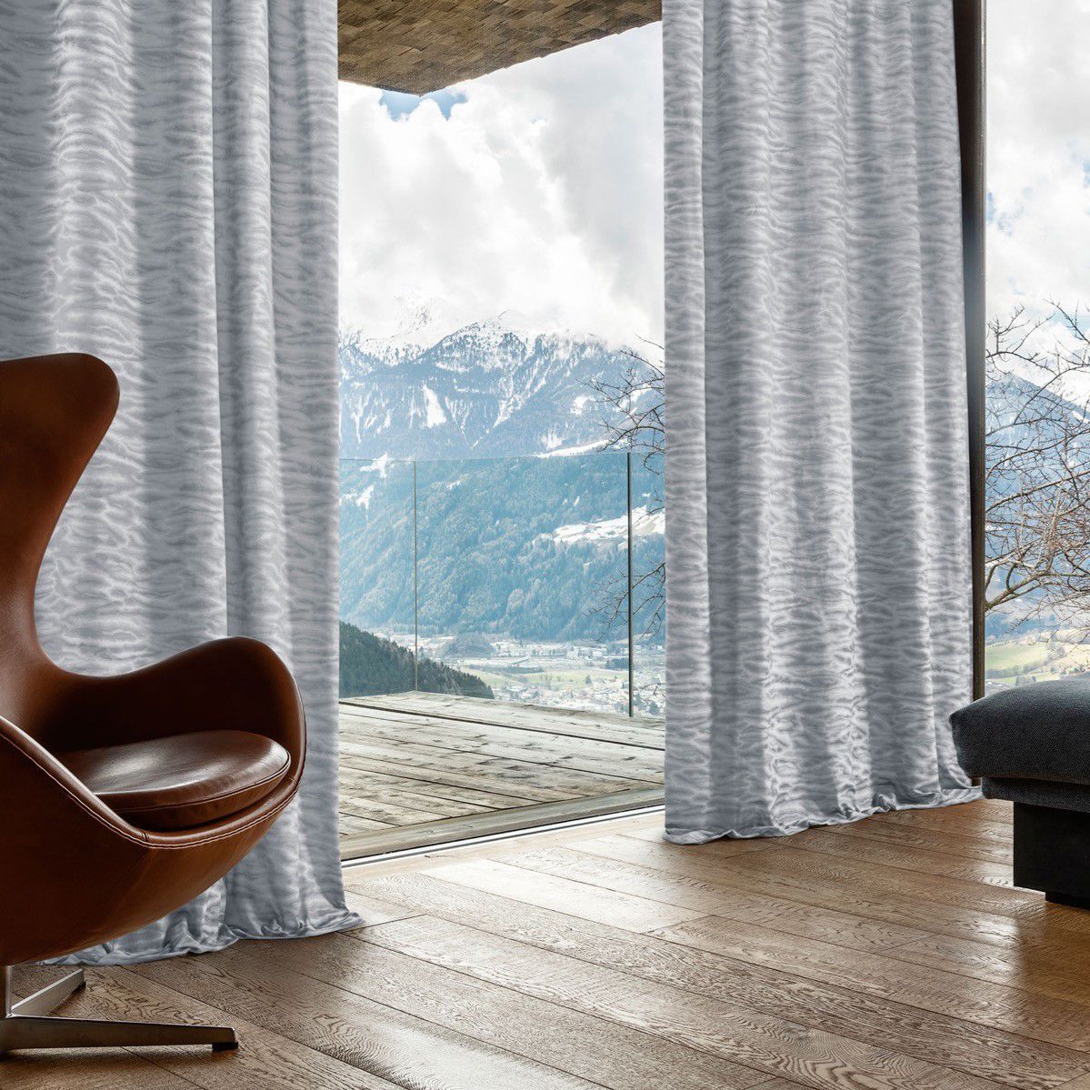 Curtain fabric - ASCONA - Fischbacher 1819 - patterned / polyester ...