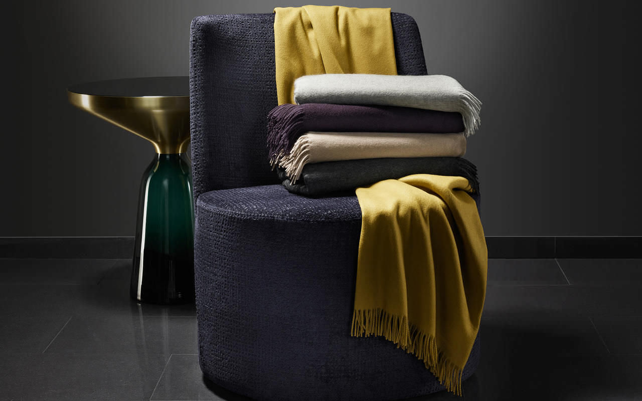 Upholstery fabric - NANO - SAHCO - plain / velvet