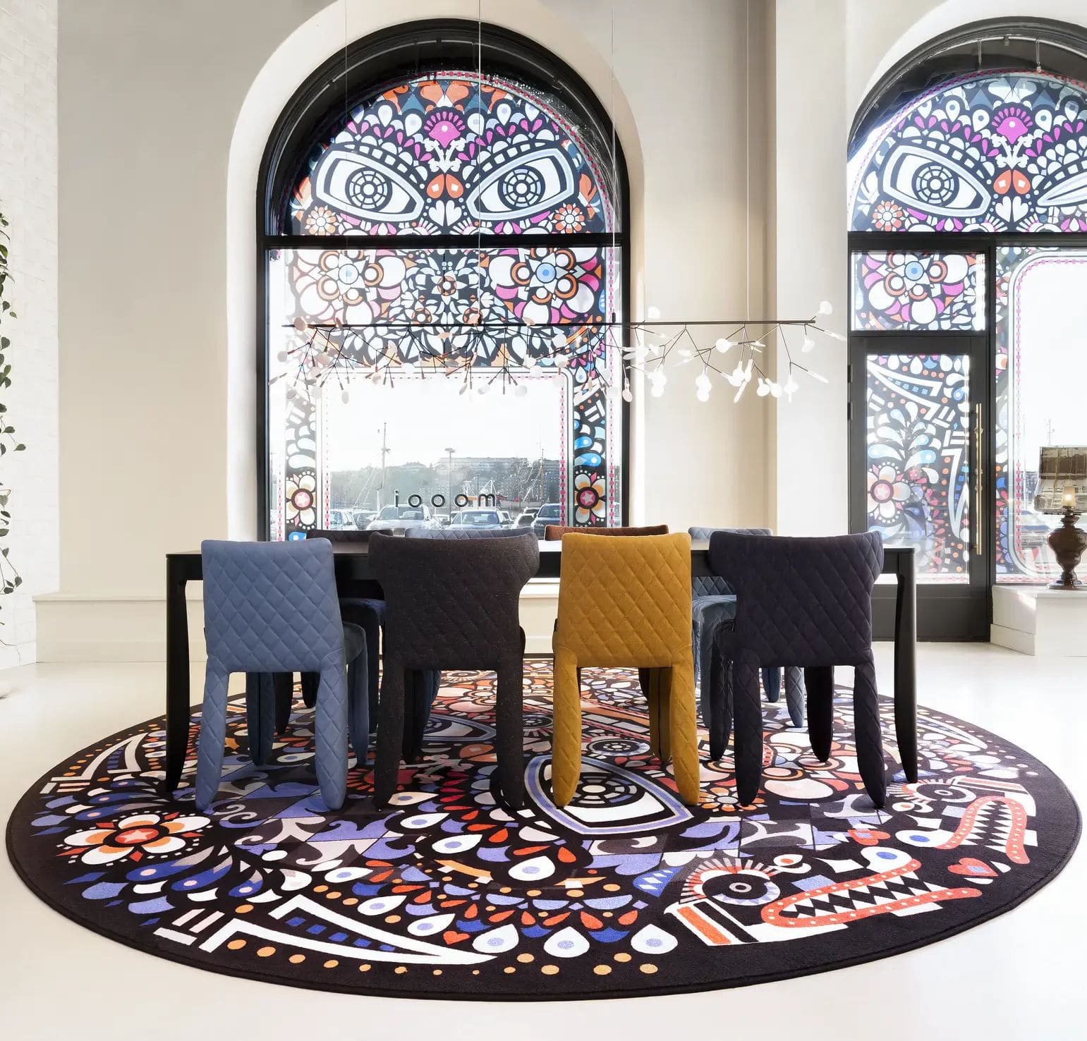 Contemporary rug - Monster - moooi - patterned / PP / PA