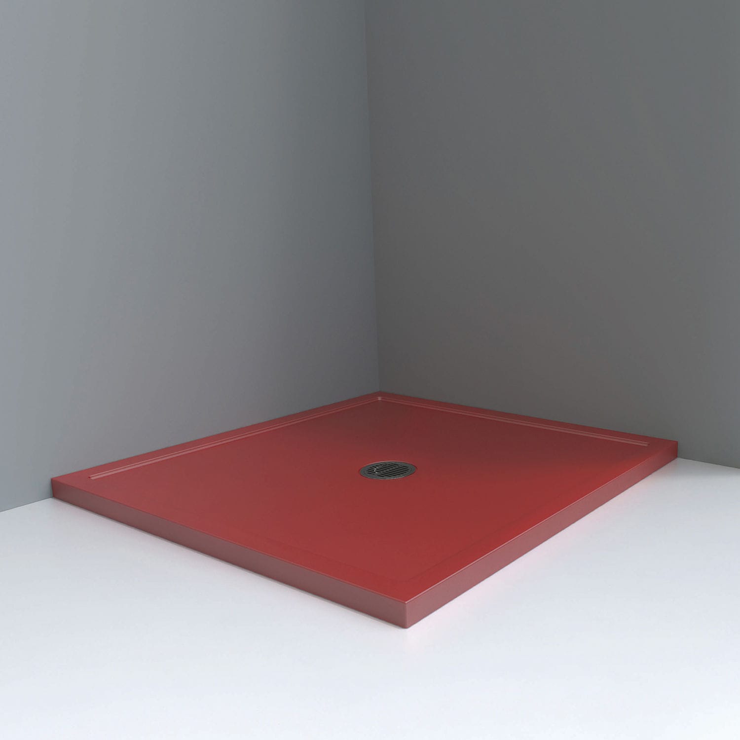 Rectangular shower base - UL - matki showering - above floor / raised ...