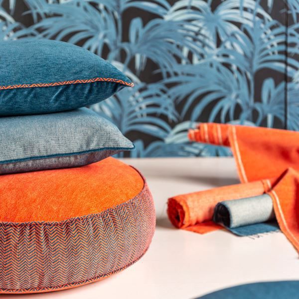 Upholstery fabric - LOS ANDES FR - GANCEDO - for curtain / plain ...