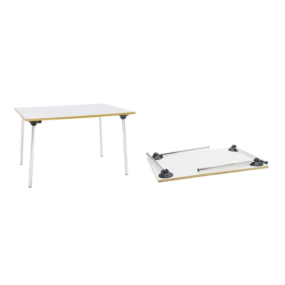 Contemporary table - FOLD - Sellex - beech / plywood / laminate