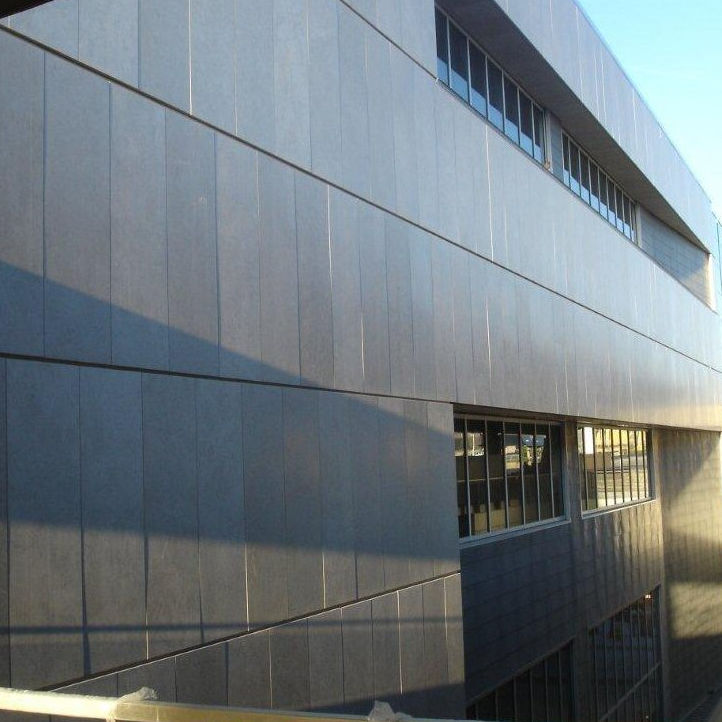 Panel cladding - GRAY - Stone panels - slate / polished / large format