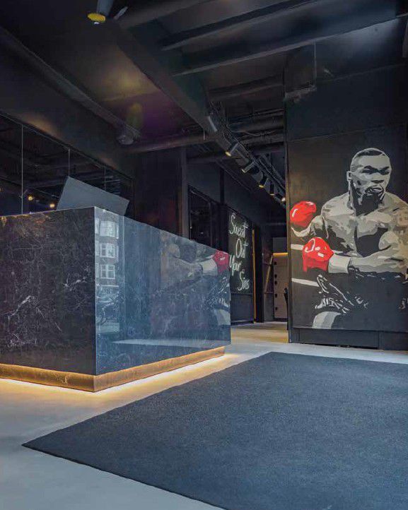 Melamine reception desk - UNIVERSAL - GEKIPS