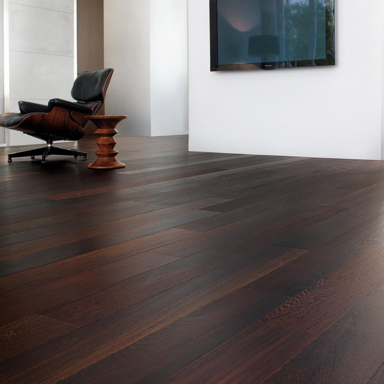 Engineered parquet floor - Listone Giordano - birch / wenge / natural oil