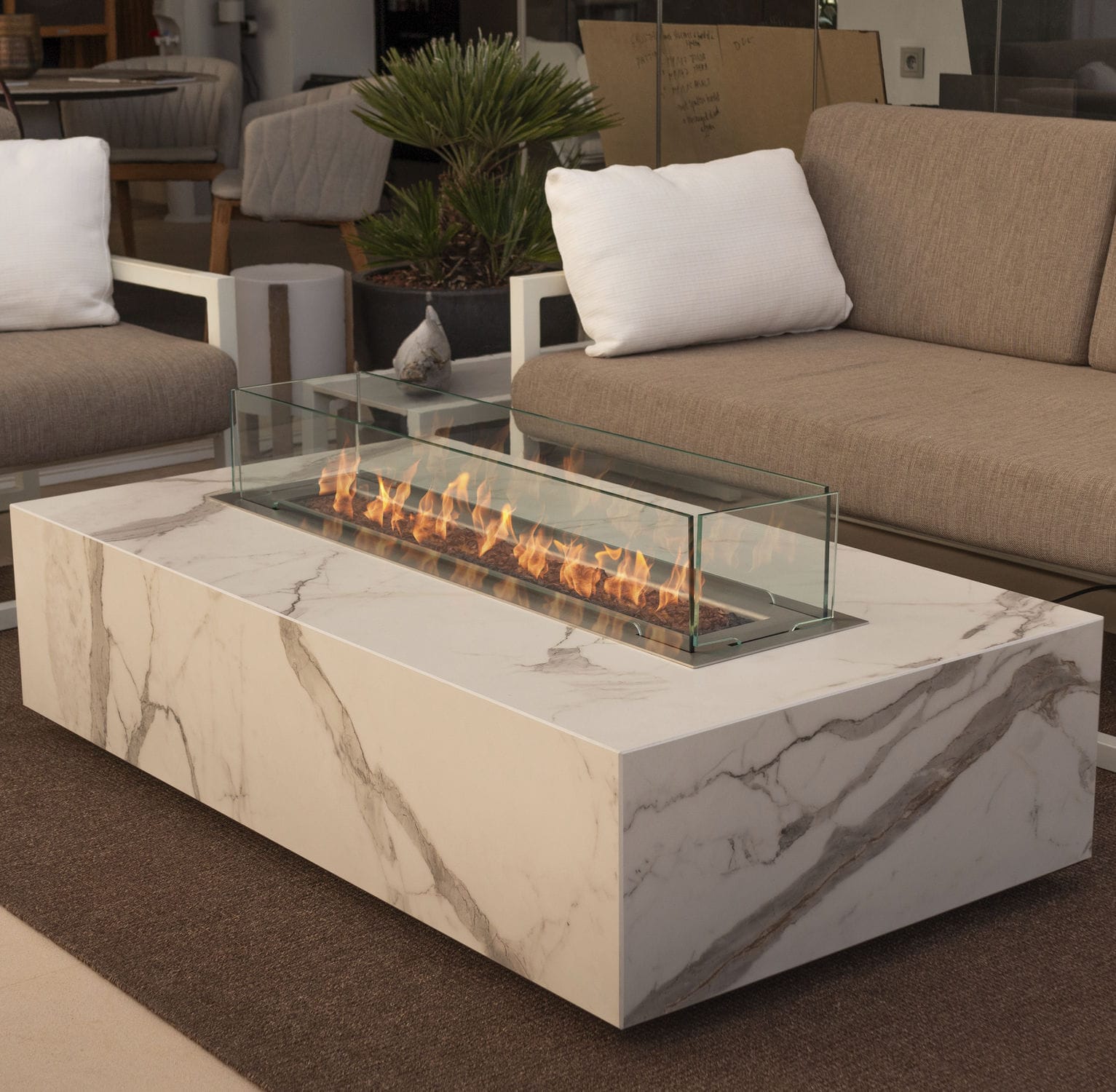 Bioethanol fireplace - CABO DAZE TABLE - Planika - free-standing / free ...