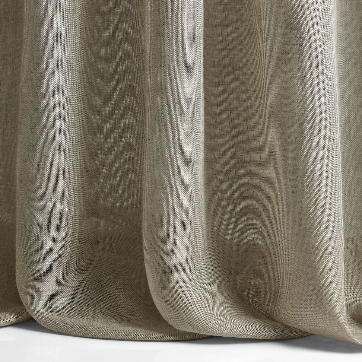 Plain sheer curtain fabric - LEGATO - LIZZO - linen / washable / wide