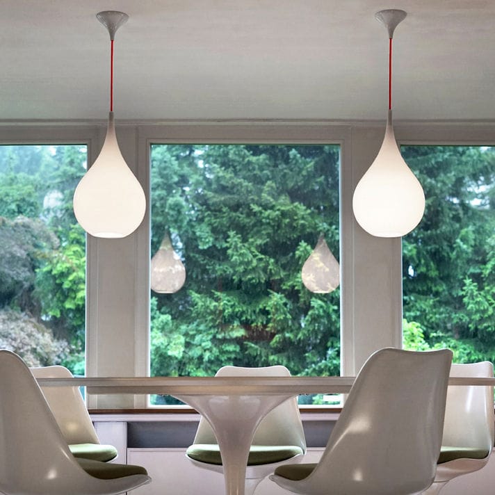 Pendant lamp - BLUBB 2 - next - glass / contemporary / corded