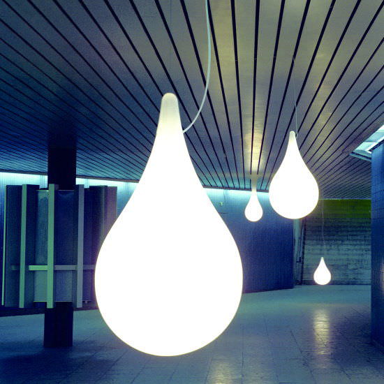 Pendant lamp - LIQUID LIGHT: DROP_2 - next - polyethylene / original ...