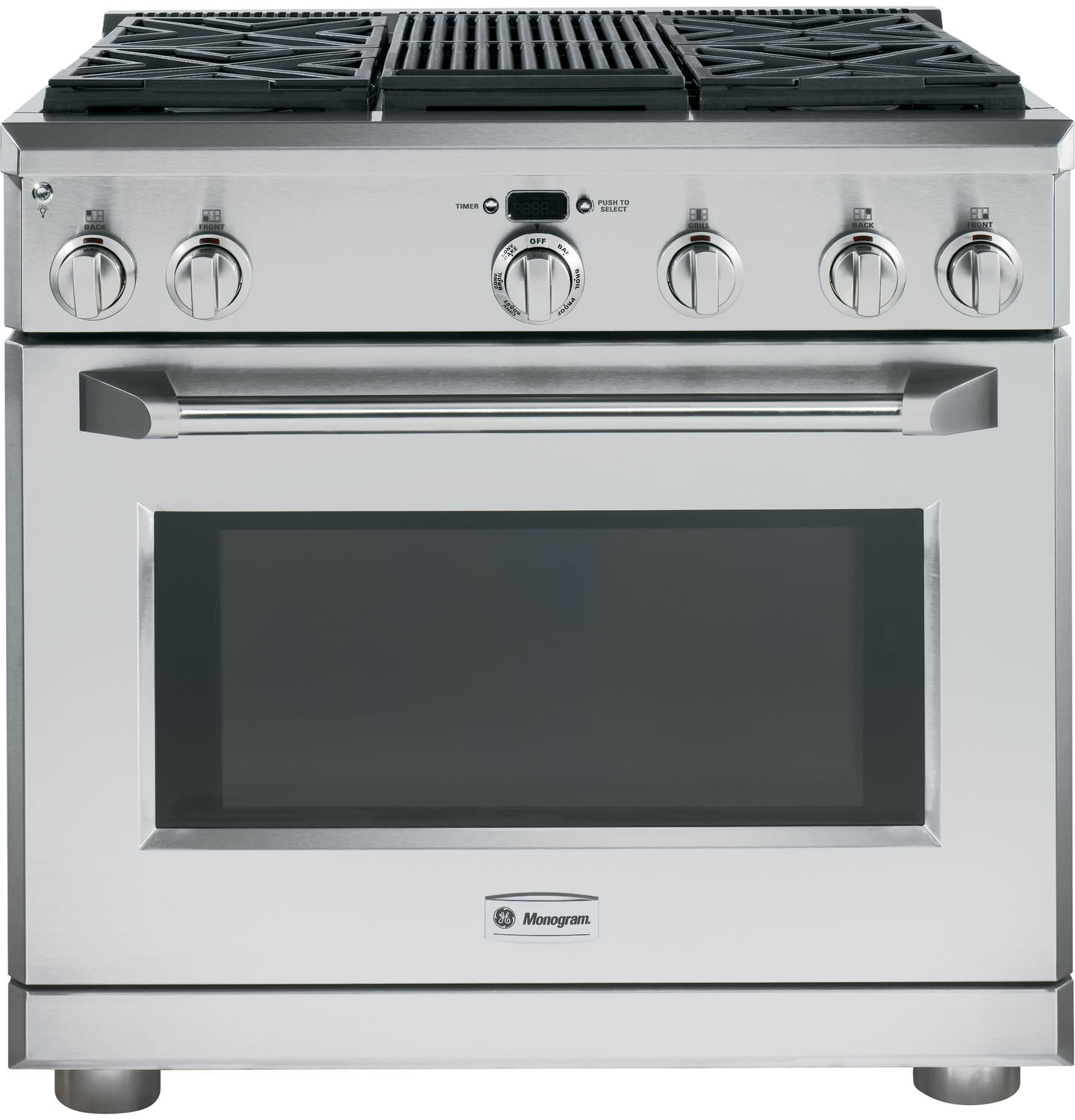 Gas range cooker - ZGP364NRRSS - Monogram