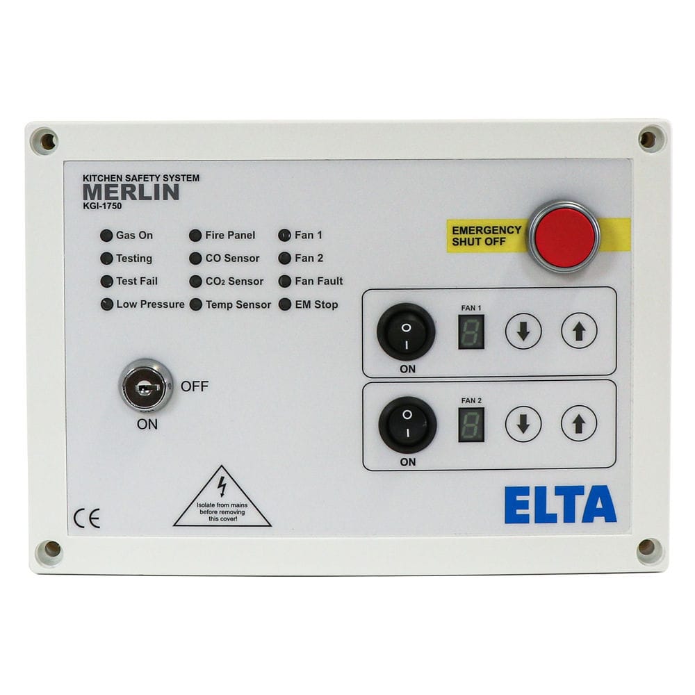Ventilation system control panel - KGI-1750 - Elta - wall-mounted ...