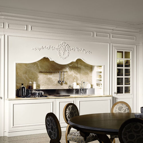 Traditional kitchen - FLORAL - L'OTTOCENTO - lacquered wood ...