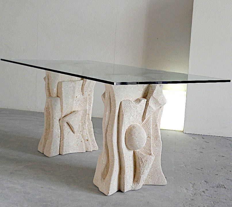 Contemporary dining table - Archivio - stonebreakers - crystal / stone ...