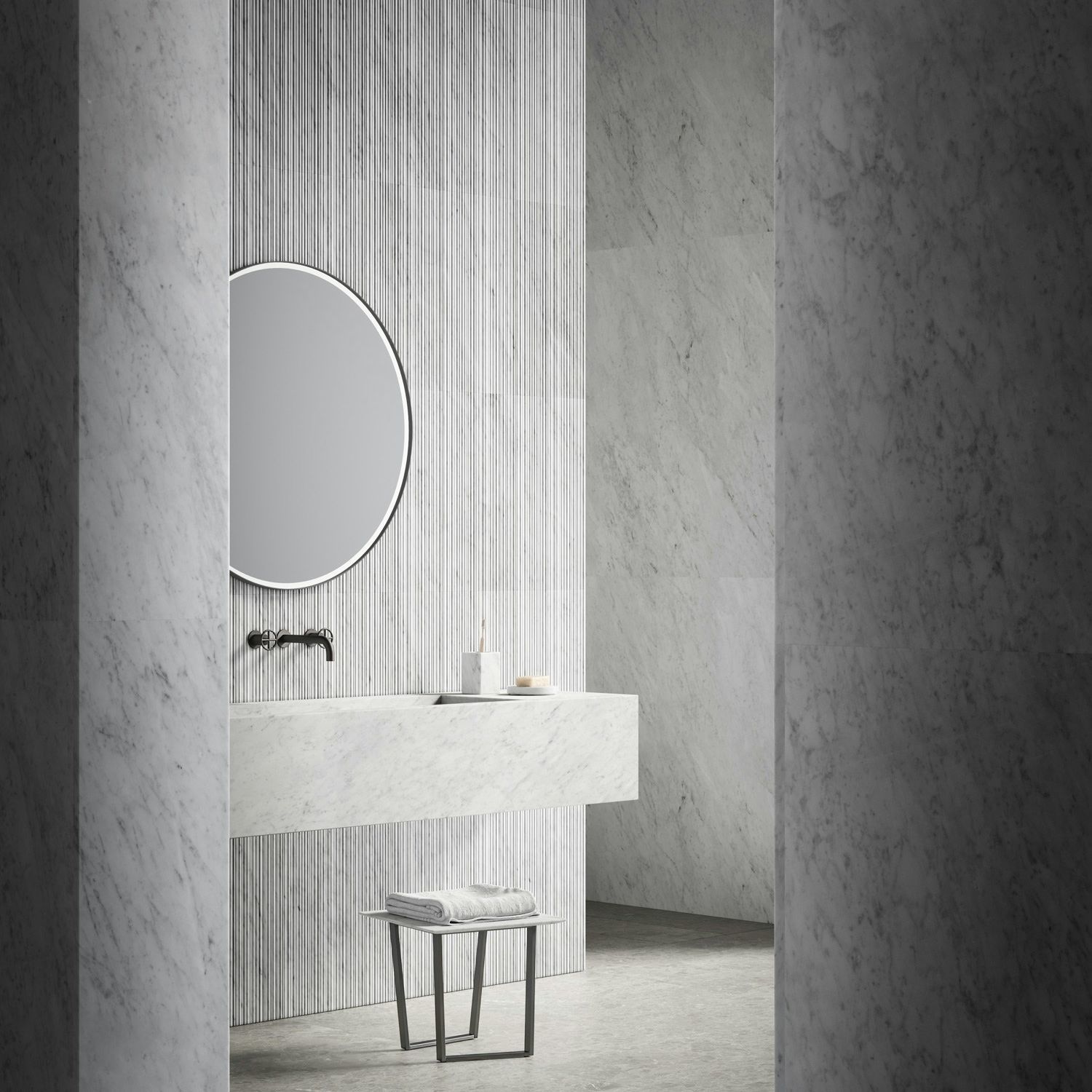 Natural stone tile - 17418 - Salvatori - limestone / matte / indoor