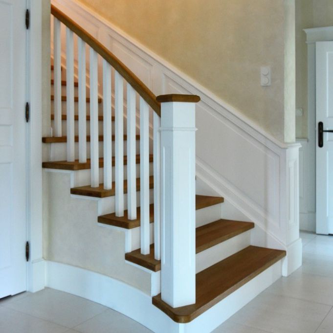 Straight staircase - OTHER - AKAN-handmade furniture - wooden step ...