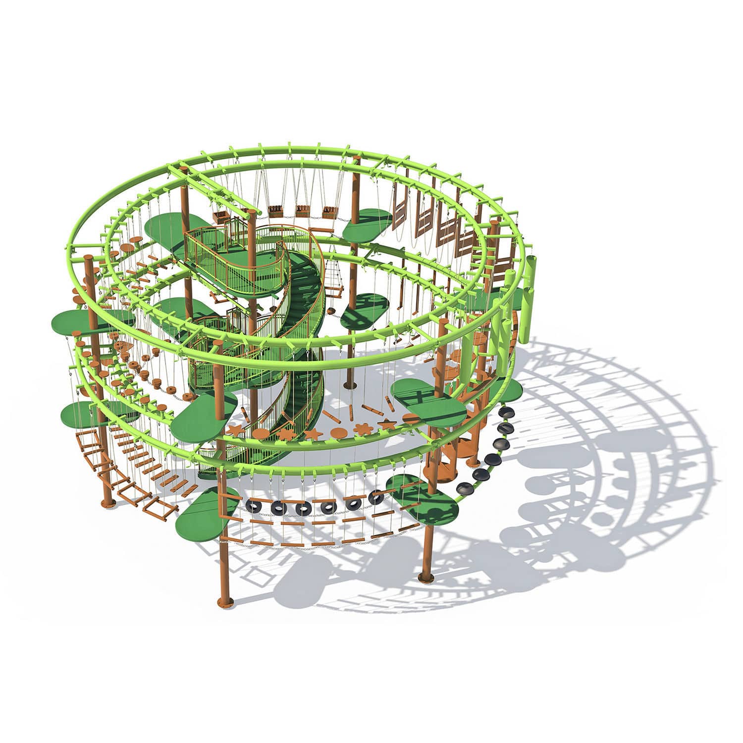 Fitness obstacle course - CIRCLE - Walltopia - for playground / slalom ...