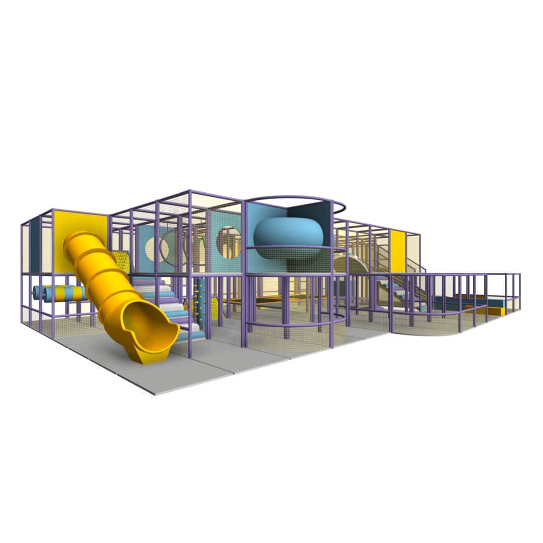 Public building play structure - SOFT - Walltopia - public / metal ...