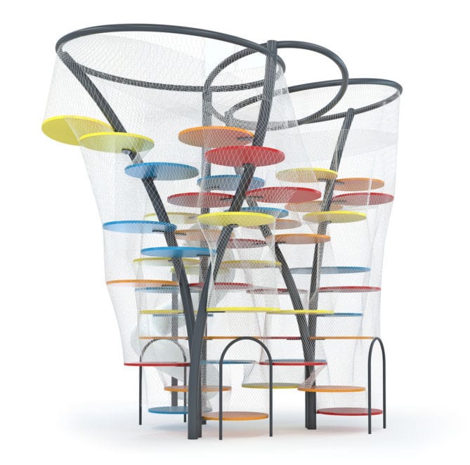 Playground obstacle course - STANDARD - Walltopia - for public building ...