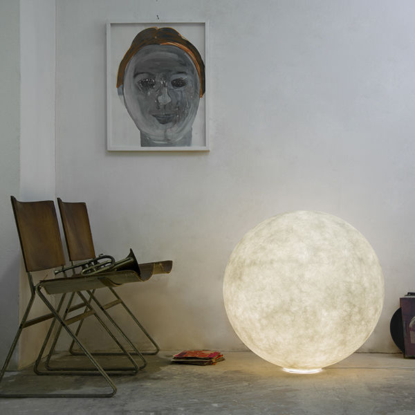 Floor lamp - moon - in-es artdesign - polycarbonate / in Nebulite ...