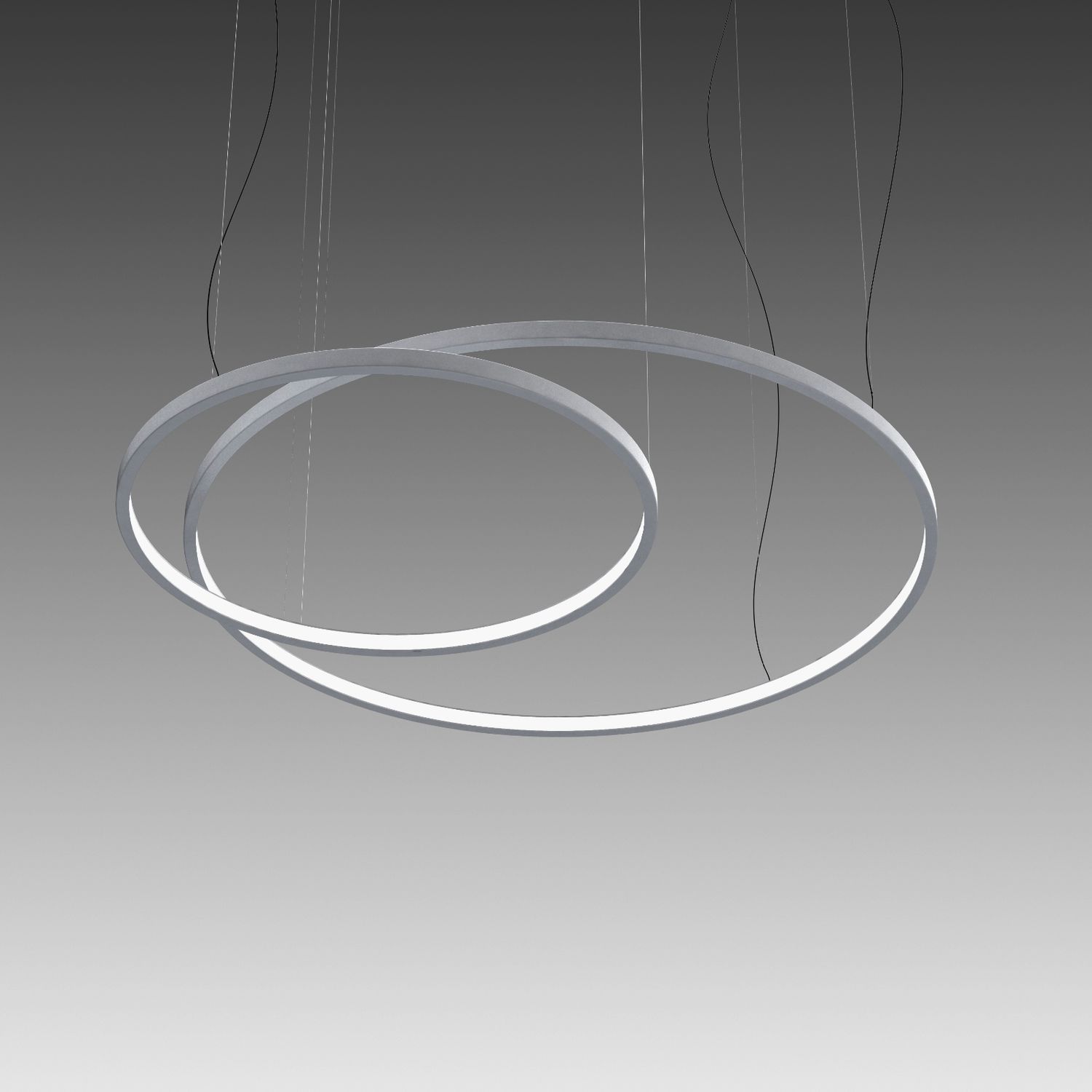 Hanging light fixture - LOOP - Martinelli Luce Spa - LED / round / IP20