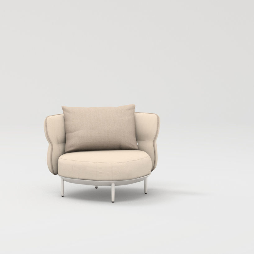 Contemporary chair - AMBA - POINT - indoor / acrylic / aluminum