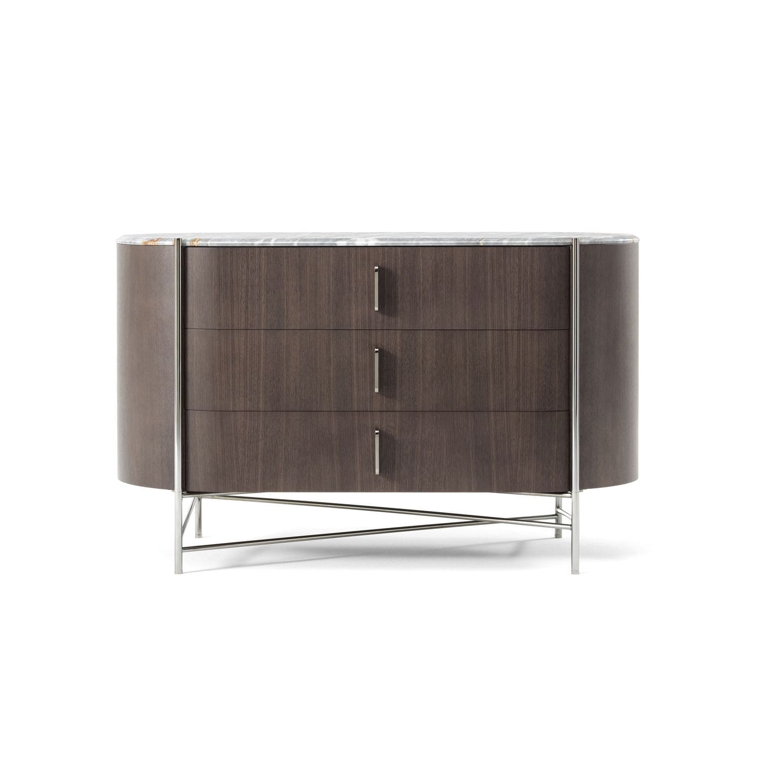 Chest of drawers with long legs - 315 - BERTO - contemporary / walnut ...