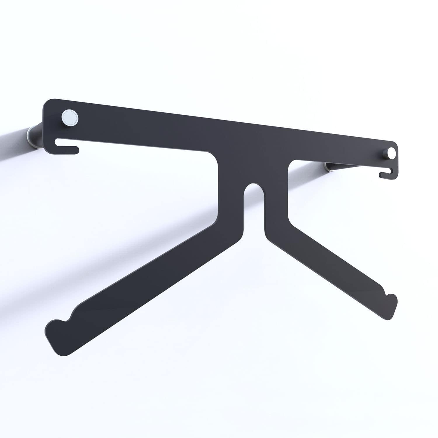Wall-mounted valet stand - FREEDOM 1 - INSILVIS - steel / contemporary