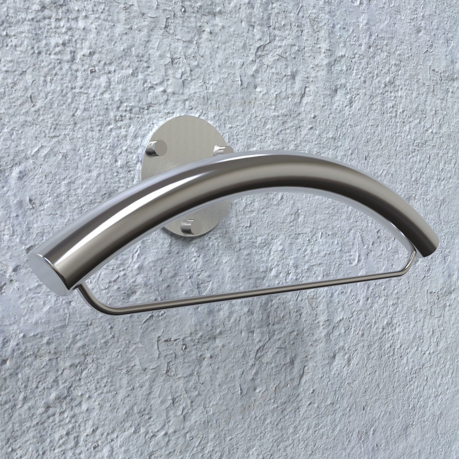 Wall-mounted valet stand - EYE A - INSILVIS - stainless steel ...