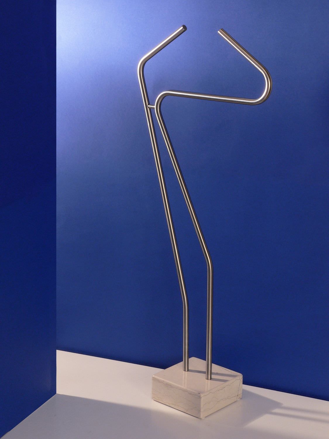 Floor-mounted valet stand - AESTETICA - INSILVIS - contemporary / metal