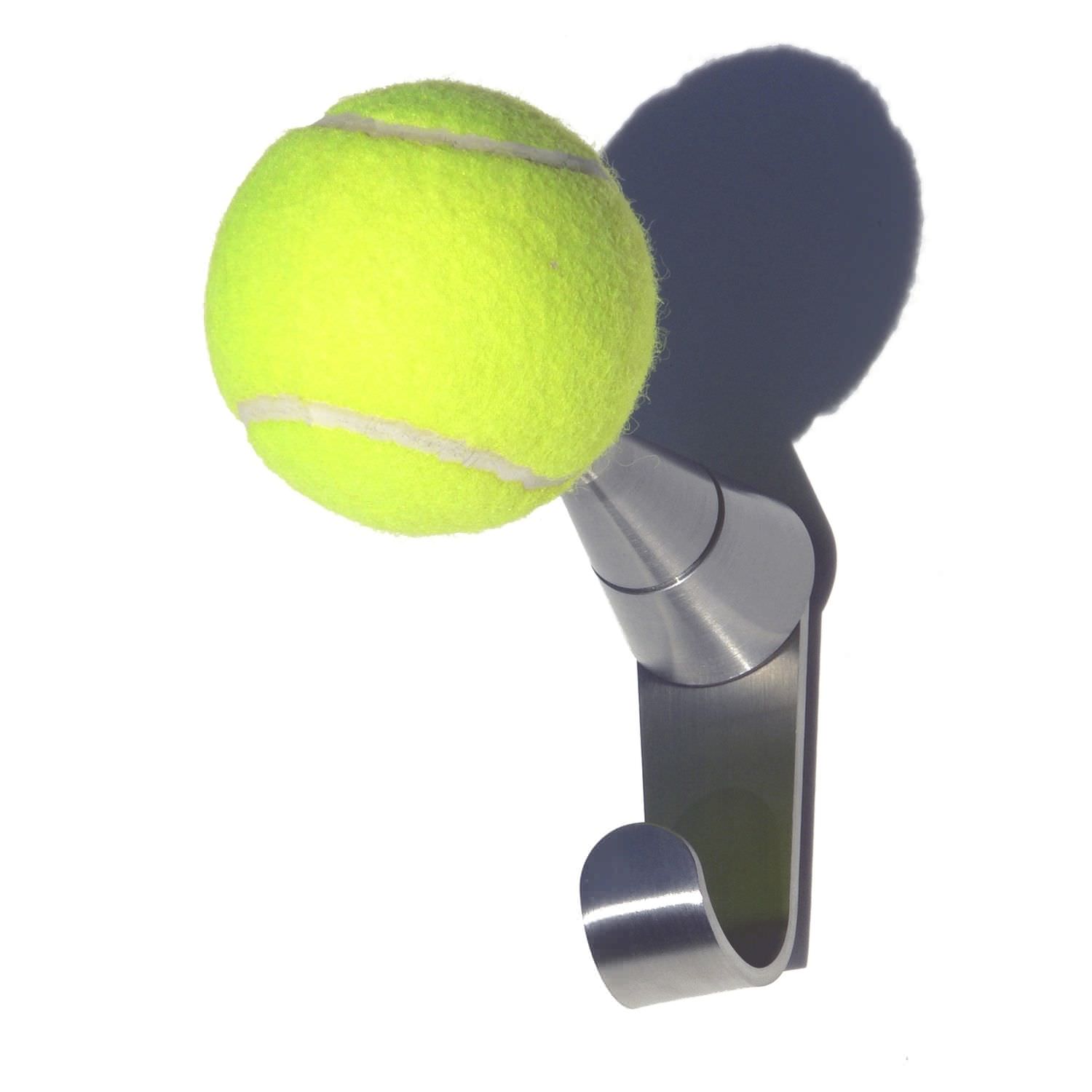 Wall-mounted coat rack - TENNIS + - INSILVIS - contemporary / stainless ...