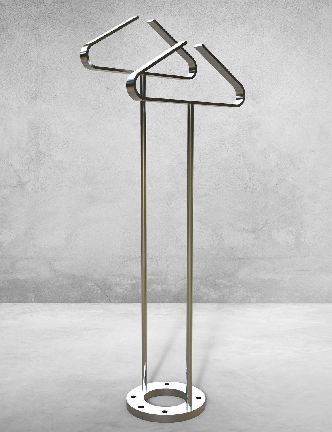 Floor-mounted valet stand - YOU AND ME 1 - INSILVIS - contemporary ...