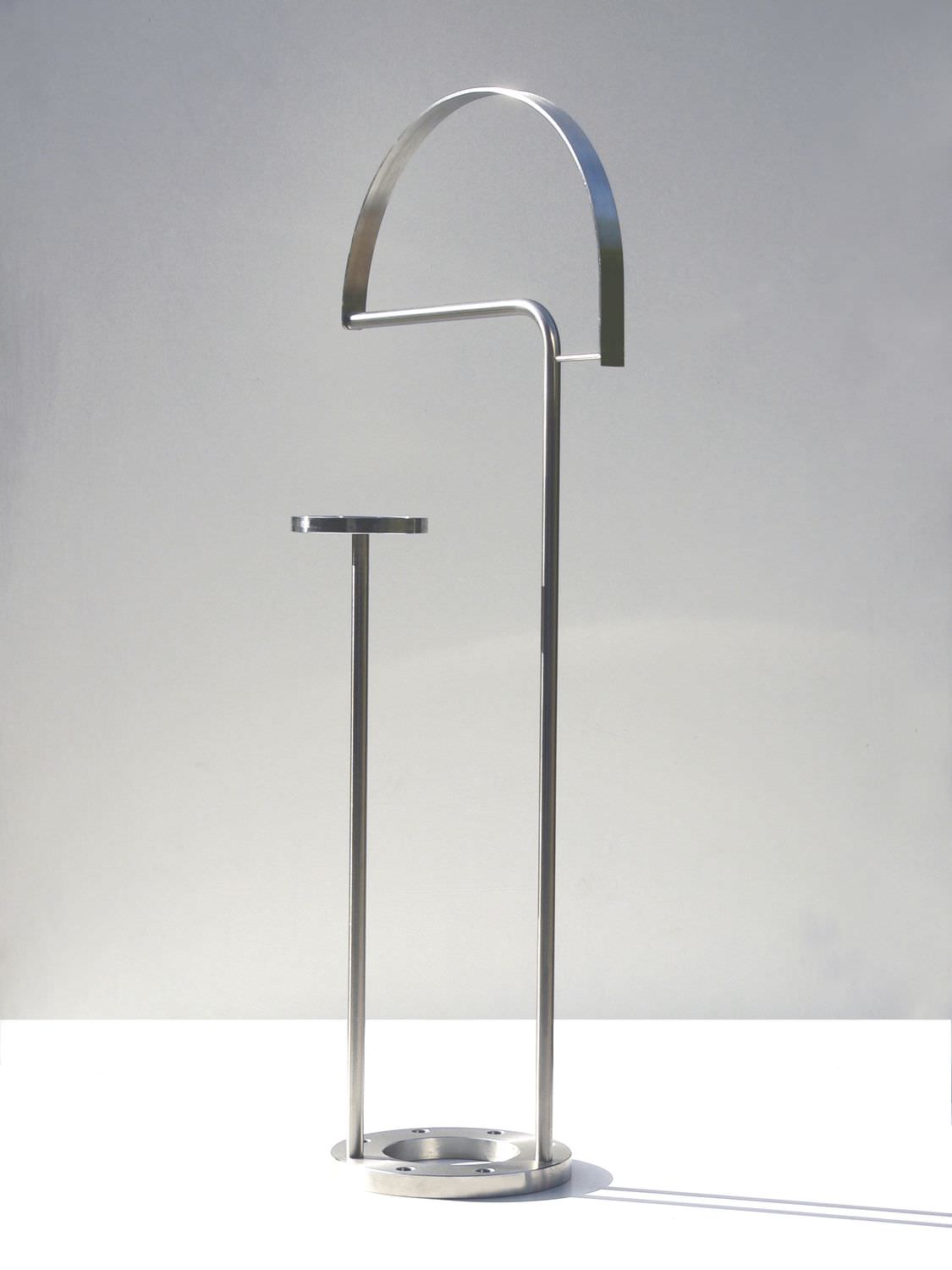 Floor-mounted valet stand - 3,14 - INSILVIS - metal / contemporary
