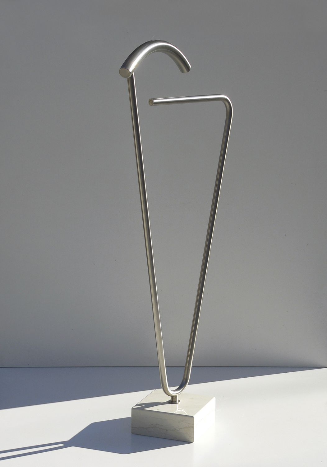 Floor-mounted valet stand - CARESS 2 - INSILVIS - contemporary / metal