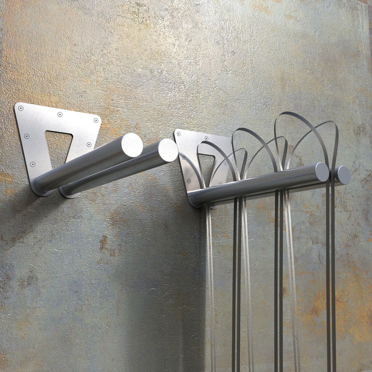 Wall-mount ski rack - GIANTS 3 - INSILVIS