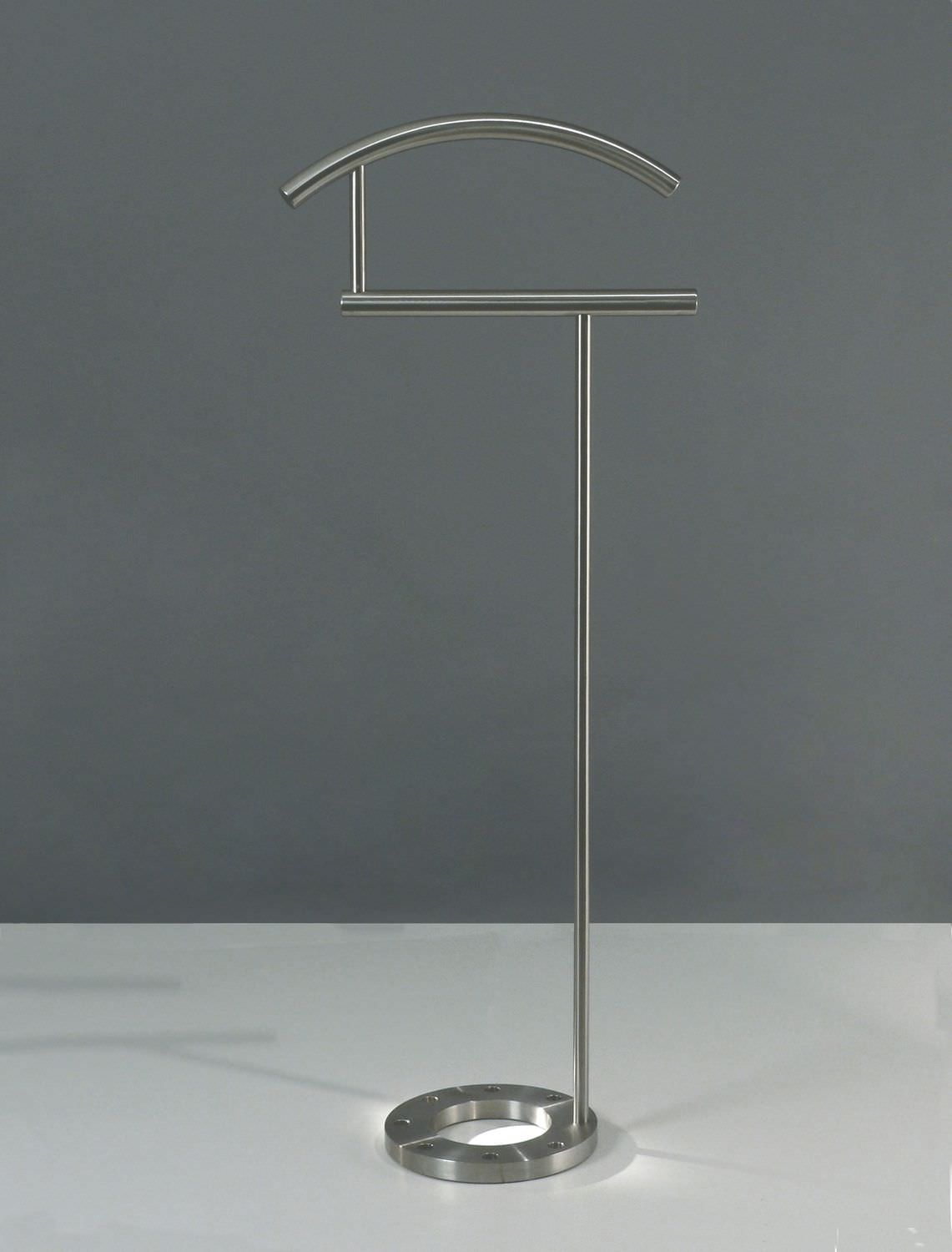 Floor-mounted valet stand - FIRST 1 - INSILVIS - contemporary / metal