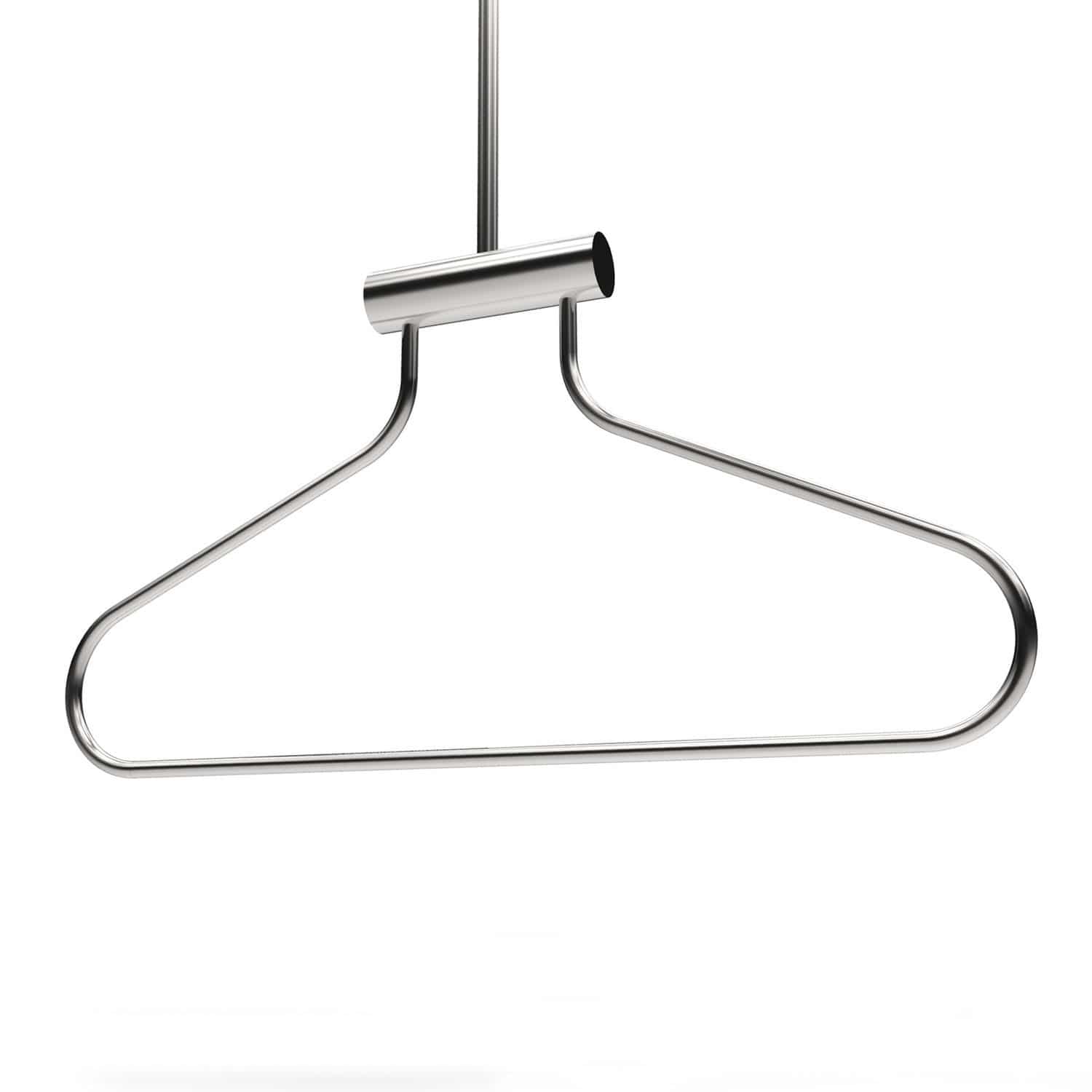 Hanging valet stand - QUID 5 - INSILVIS - stainless steel / contemporary
