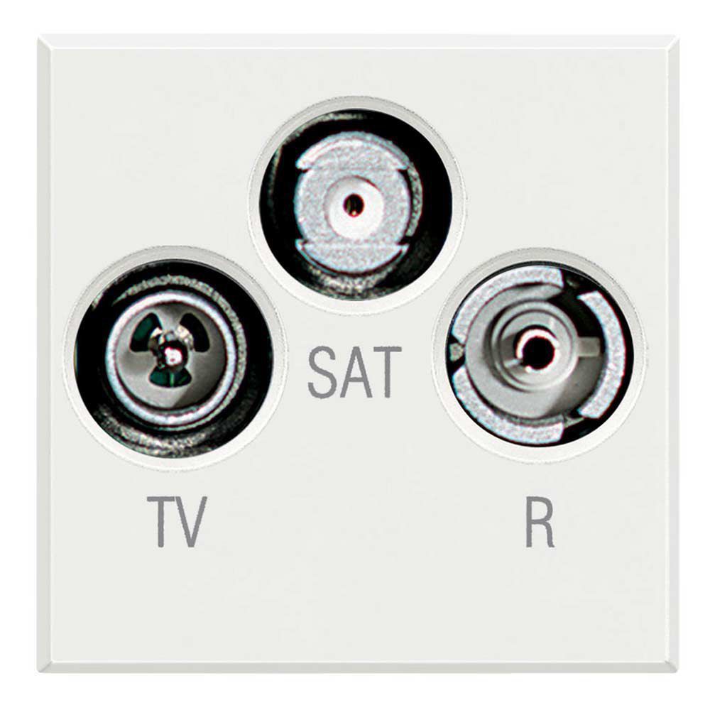 TV socket - HD4210M2D - Bticino - SAT / RD / triple