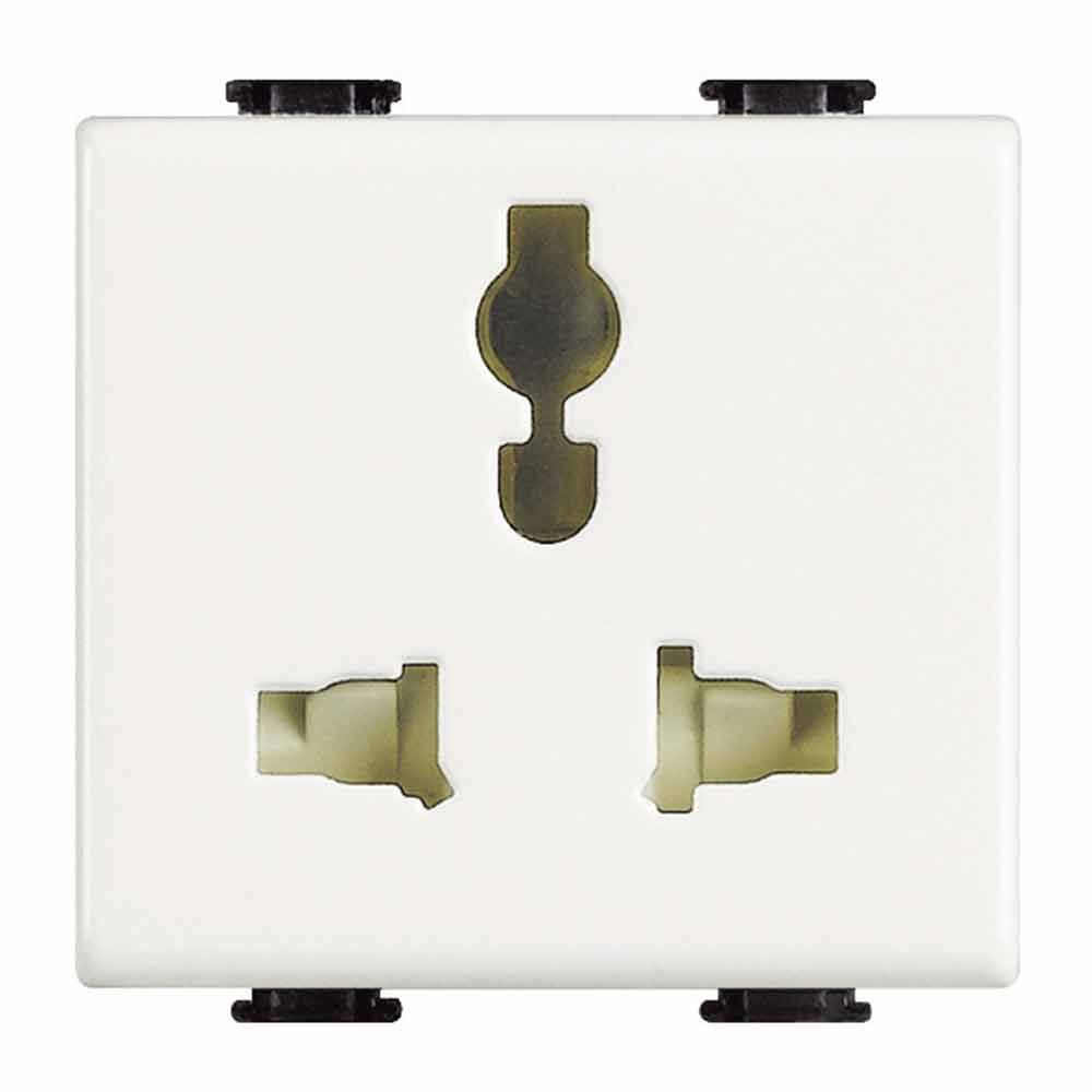 Power socket - AM5040 - Bticino - wall-mounted / traditional / white