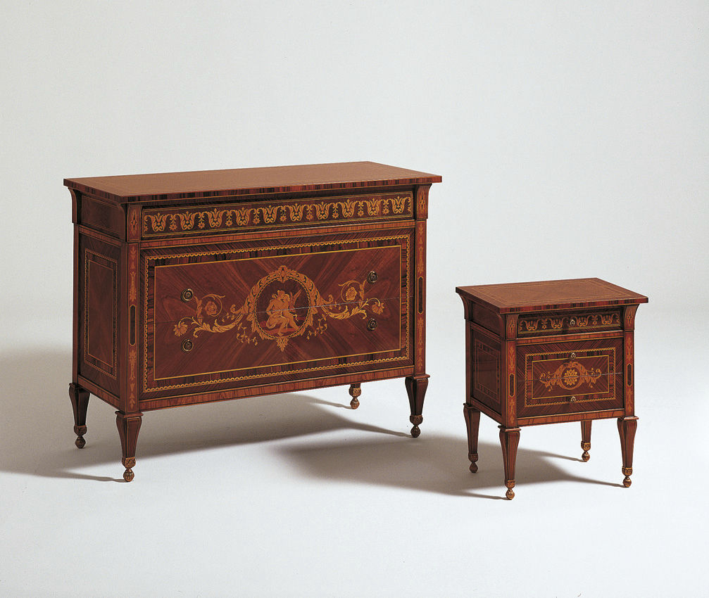 Classic bedside table - OTTOCENTO - MEDEA - wooden / rectangular / home