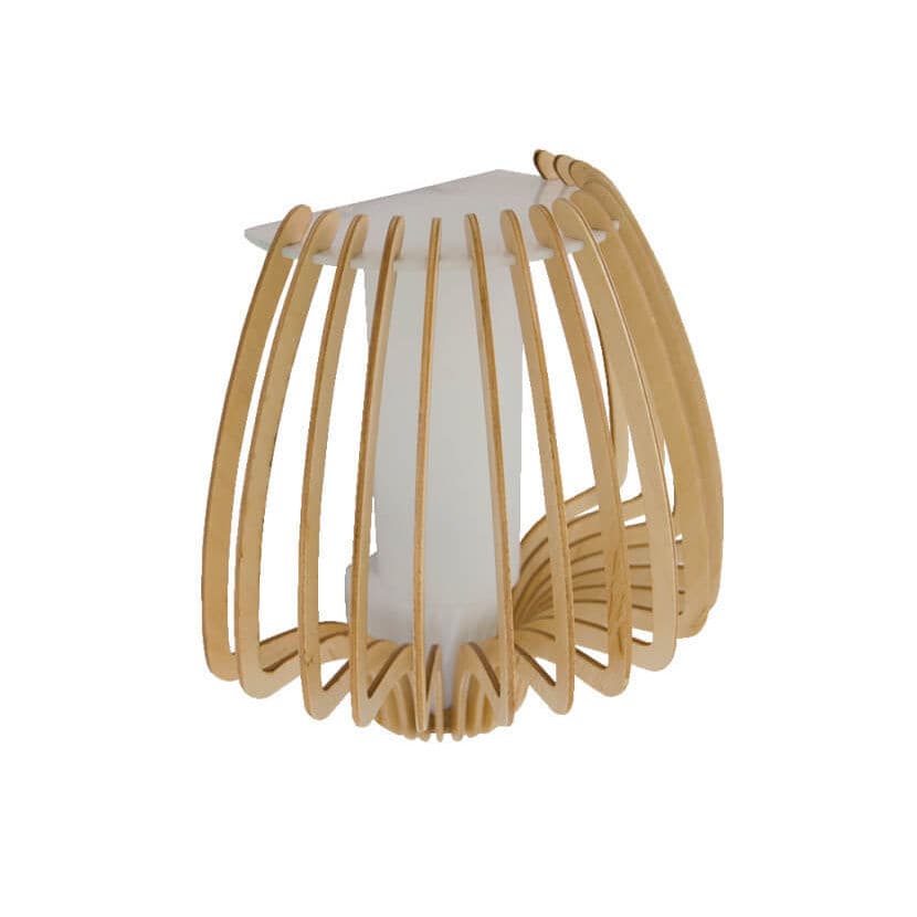 Contemporary wall light - ZUMBA - BROSSIER SADERNE - indoor / varnished ...